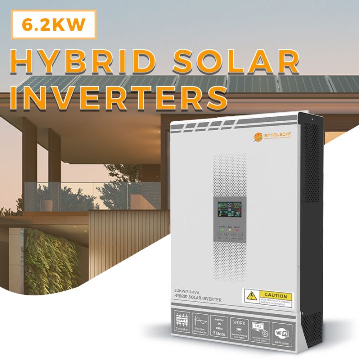 6.2KW High Frequency Hybrid Solar Inverter - ENTELECHY
